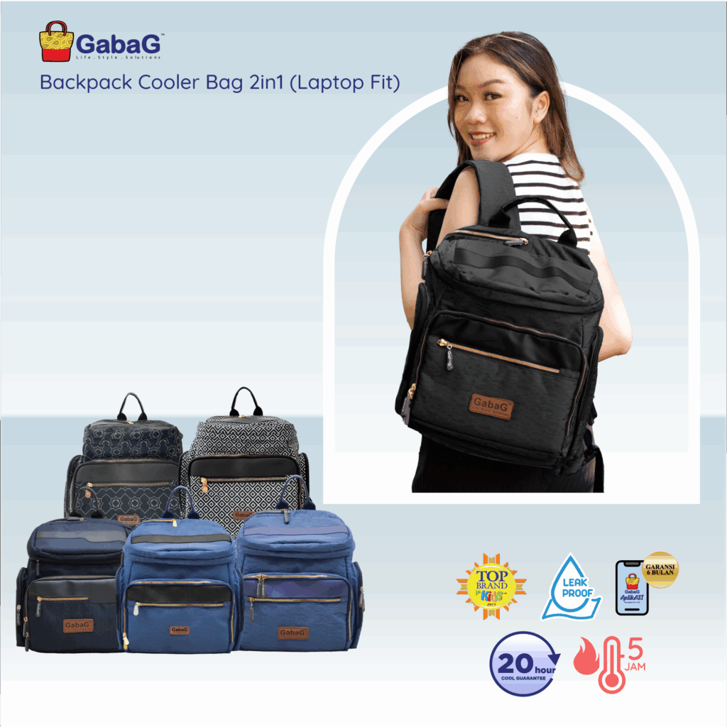 GabaG Tas Asi – Backpack Cooler Bag Troy (Laptop Fit)