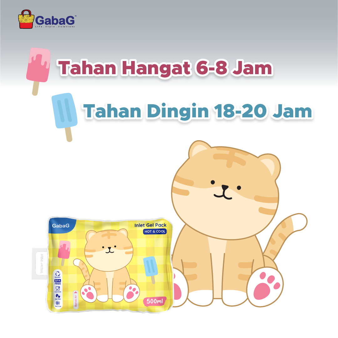 GabaG - Ice Gel Pack Meow 500gr | Pendingin Asi | Ice gel Pack - Gabag ...