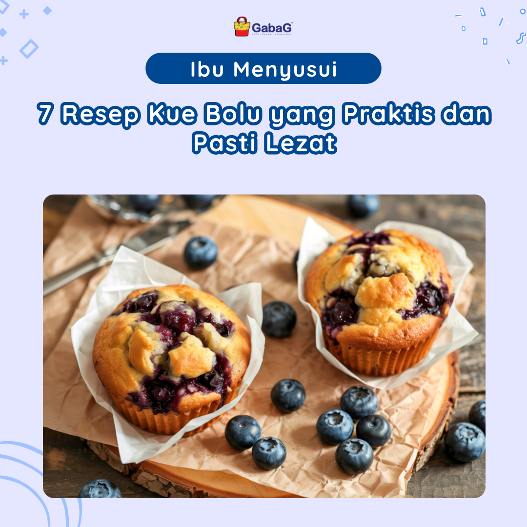 7 Resep Kue Bolu yang Praktis dan Pasti Lezat - Gabag Indonesia